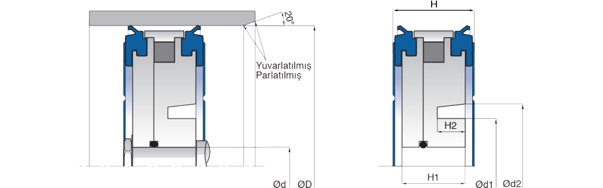 K58 - Pneumatic Piston Seal